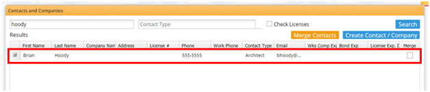 Checking/Managing License Records on Contacts | ICC CDS